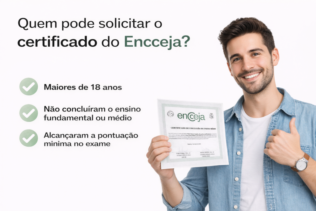 Como pegar o Certificado do Encceja em 2026
